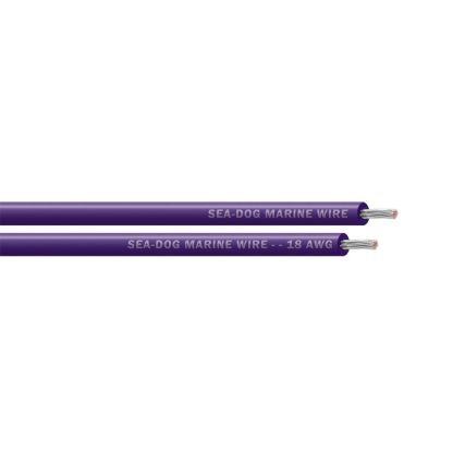 Sea-Dog 18 Awg Purple Primary Wire - 1000'